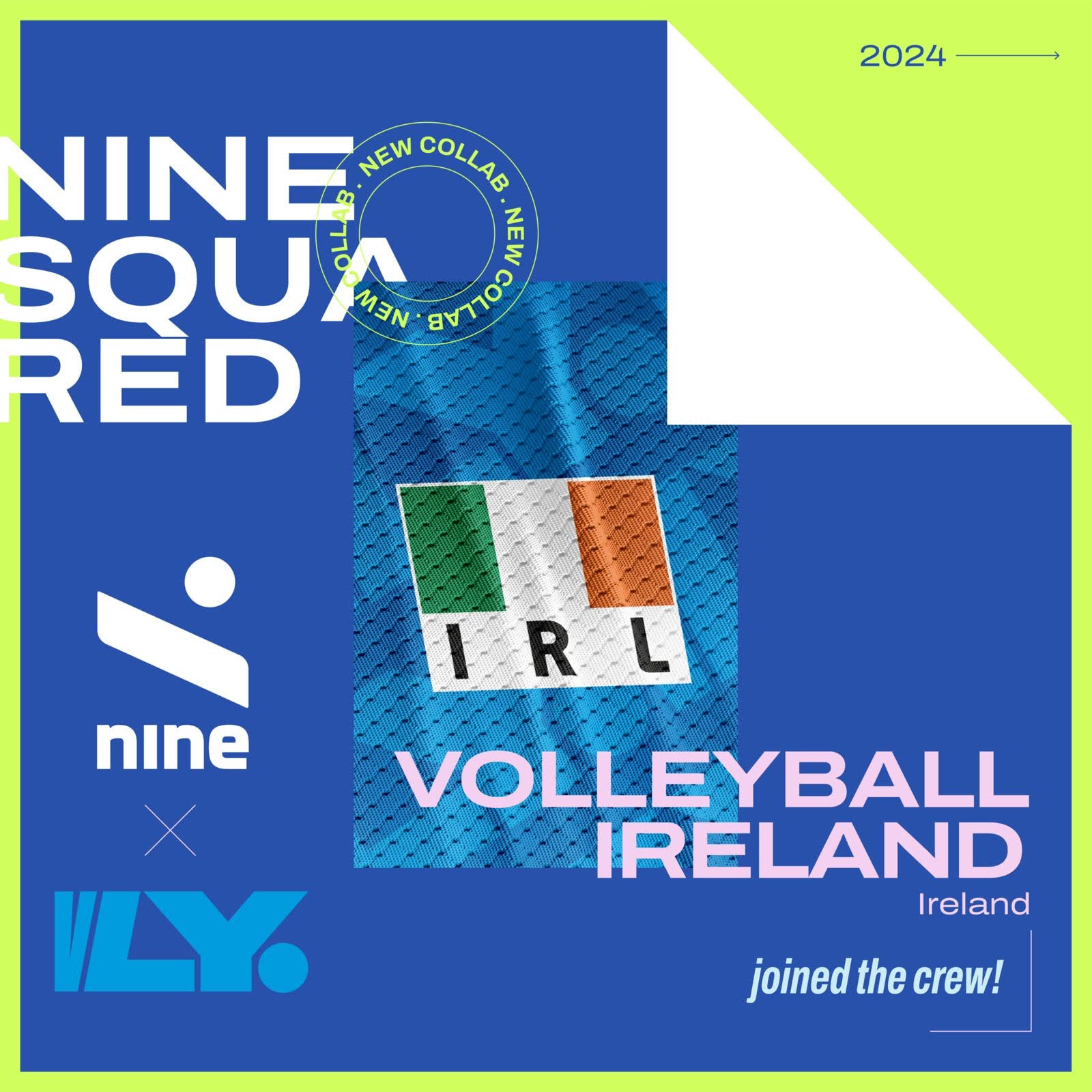 Nine Squared x VLY | Volleyball Ireland